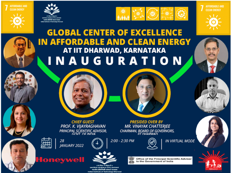 Launch of the Global Center of Excellence in Affordable and Clean Energy (GCoE-ACE) at IIT ...