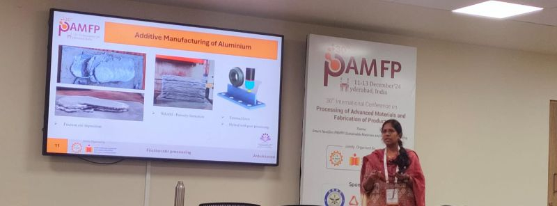 Dr. Anbukarasi Rajendran from IIT dhArwAD was invited as a speaker at PAMFP 2024, which marked ...